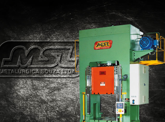Metalurgica Souza — Prensas Excêntricas e Hidráulicas Tipo "C" e "H"